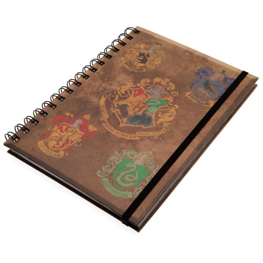 Harry Potter House Crests Hardback A5 Notebook | Showorld UK